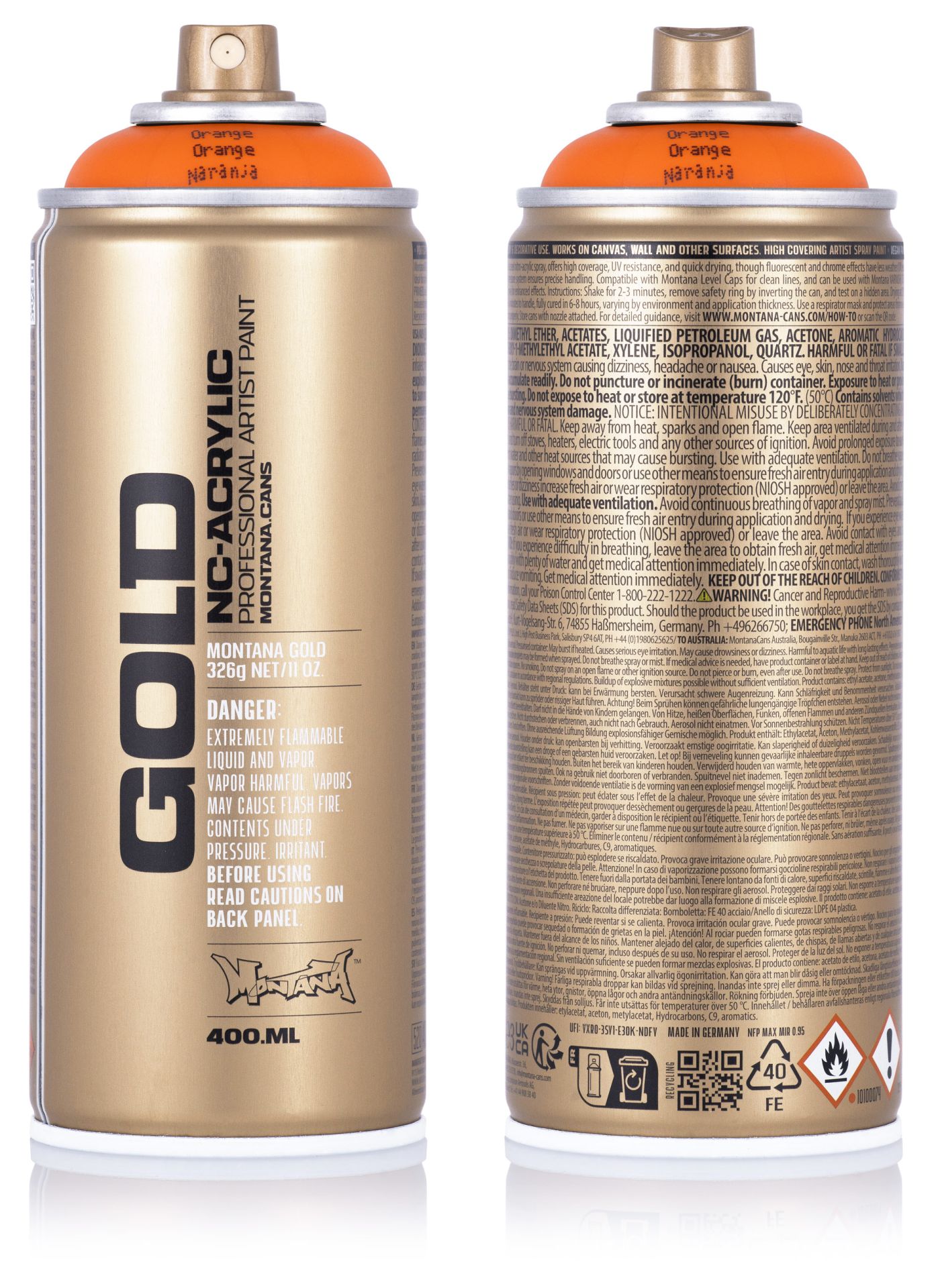 Montana GOLD Spray Paint 400ml
