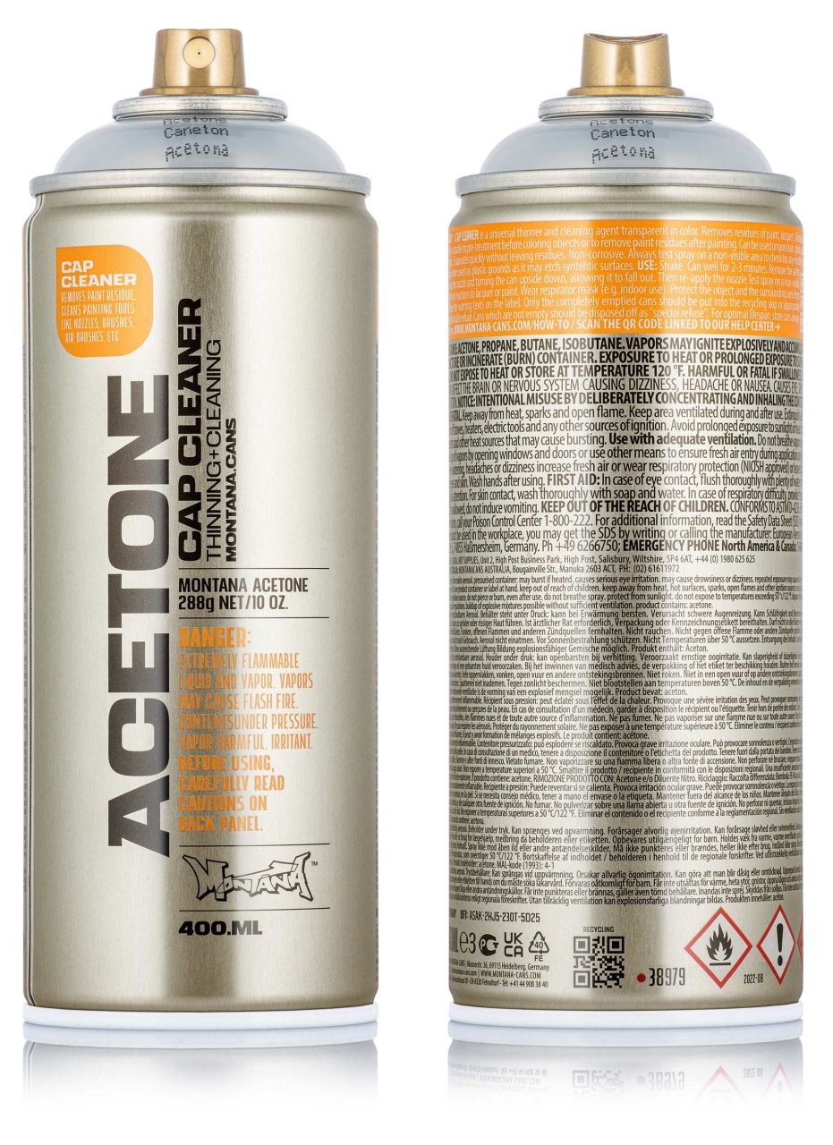 Montana ACETONE / CAP CLEANER Spray 400ml