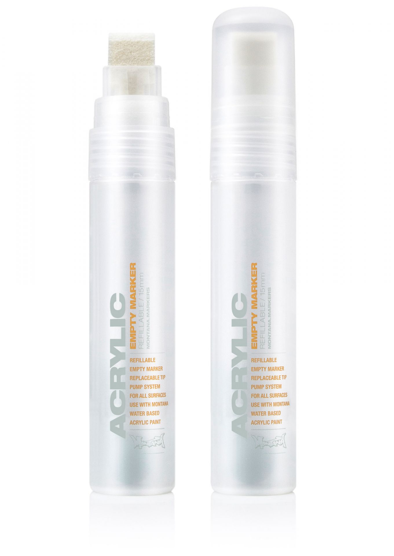 ACRYLIC Empty Markers