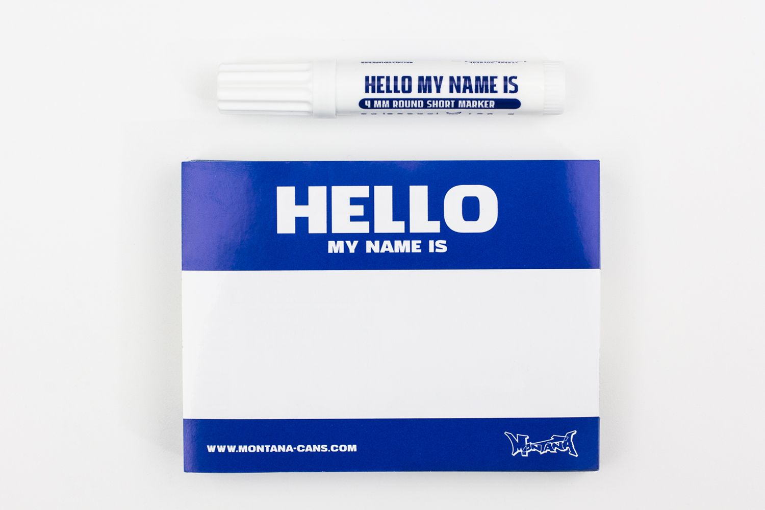 Montana „Hello my name is…“ Sticker Packs + Red & Light Blue