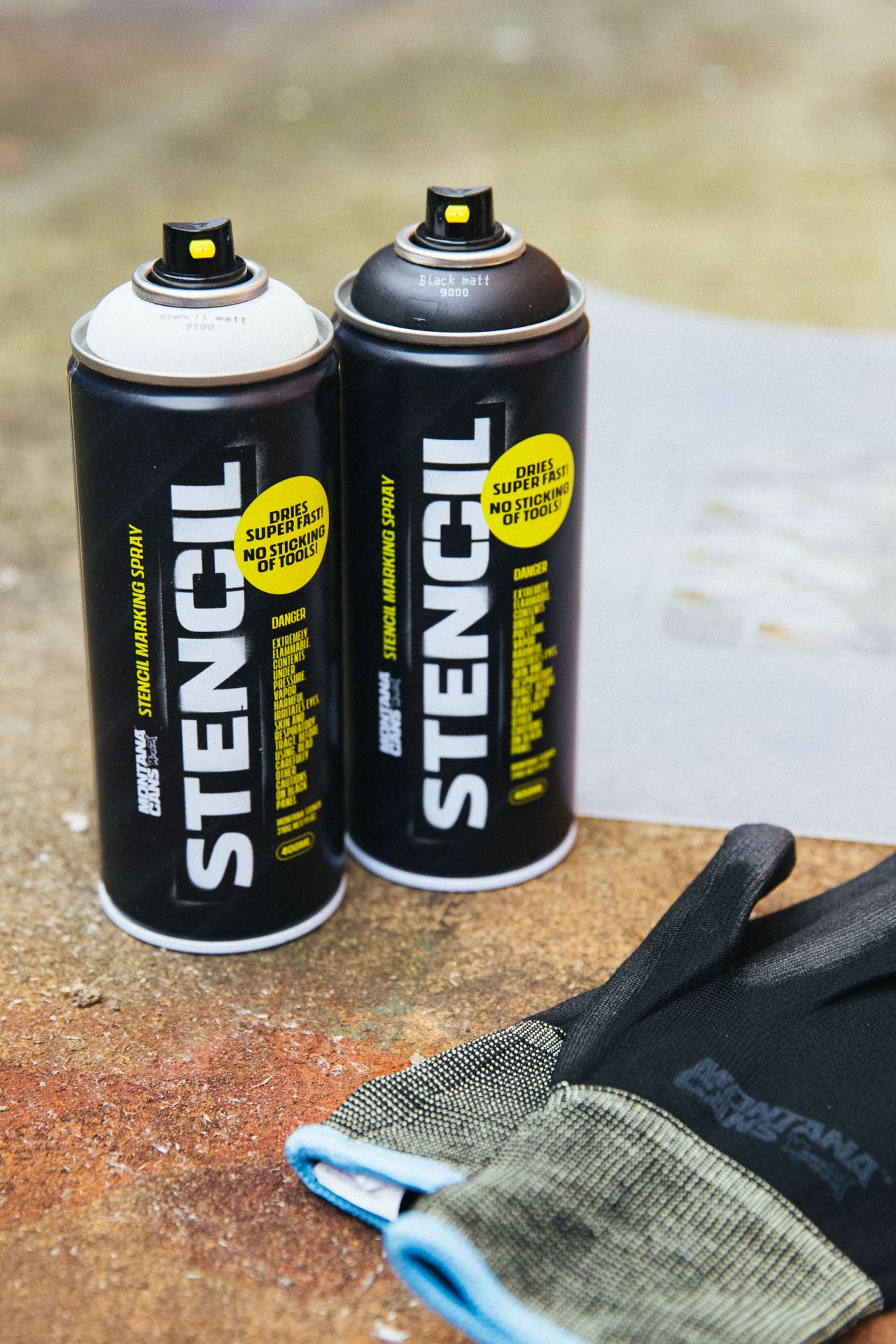 Montana STENCIL Spray 400ml | Stencil 9000 Black | 472732